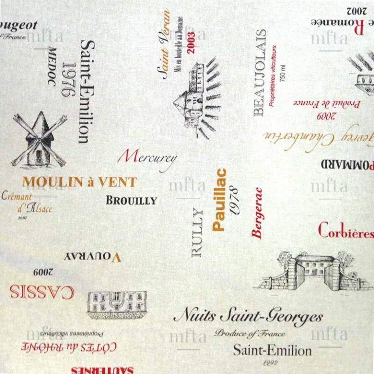 Carte des vins – MFTA