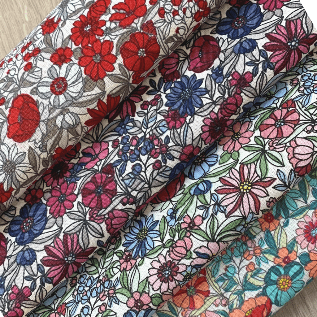 Notre collection de tissus fleuris – Inspiration Liberty – MFTA